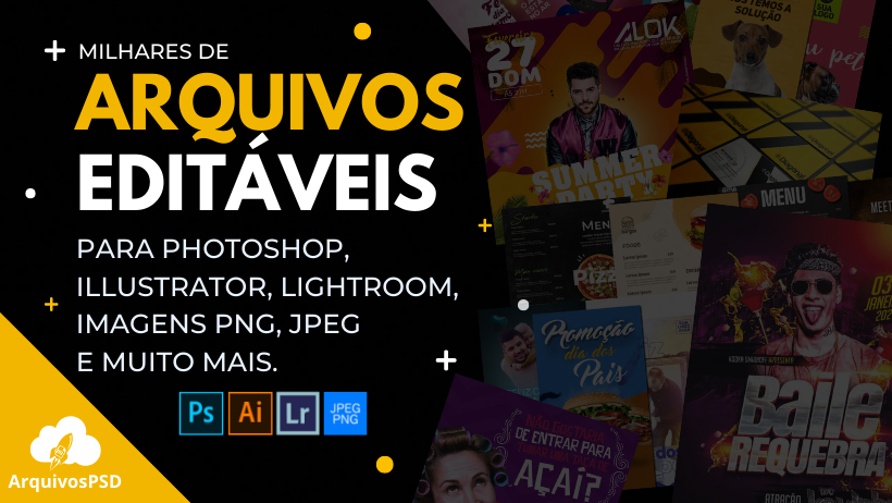 Pacotes de gabaritos para redes sociais .PSD
